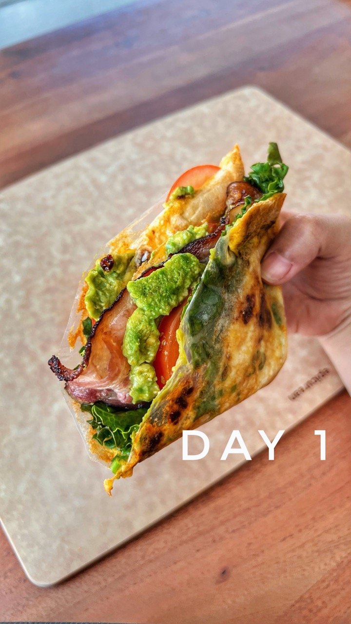 Low Carb Rice Paper BLT Wrap – 15 Days of Easy Healthy Recipes - EATING ...