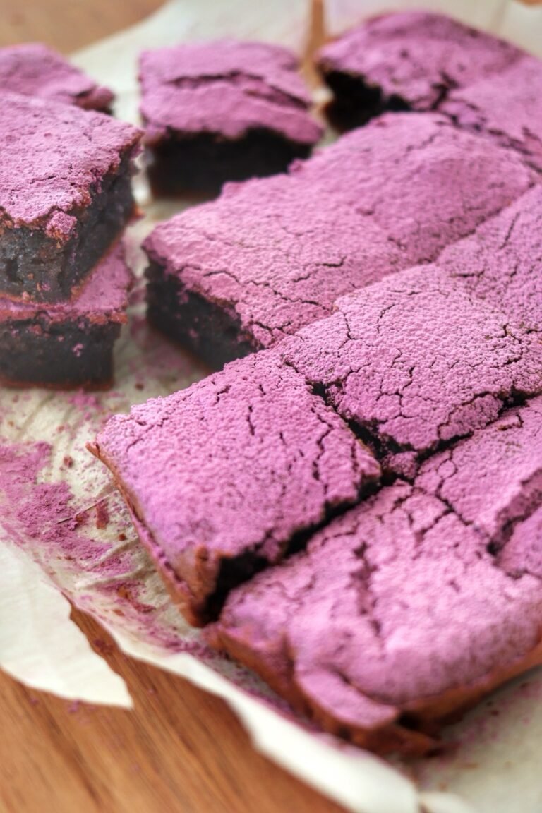 Easiest Ube (Purple Yam) Mochi Brownie Recipe - EATING with Kirby